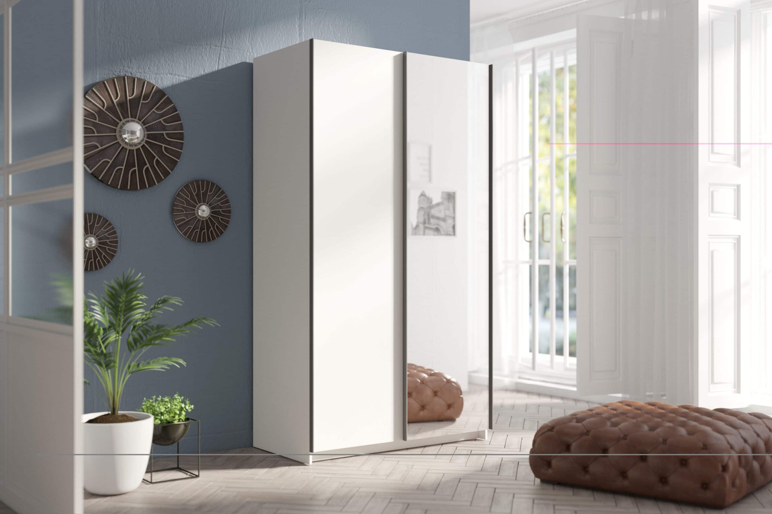 Dressing vlad alb mat 120 cm - VreiMobila.ro